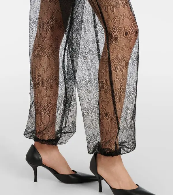 THE FRANKIE SHOP Orissa Sheer Wide-leg Pants