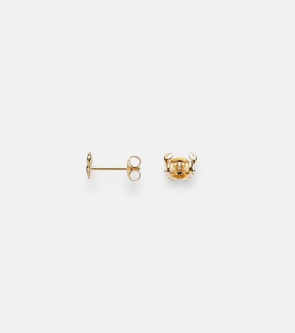 STONE AND STRAND 14kt Yellow Stud Earrings