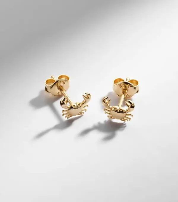 STONE AND STRAND 14kt Yellow Stud Earrings