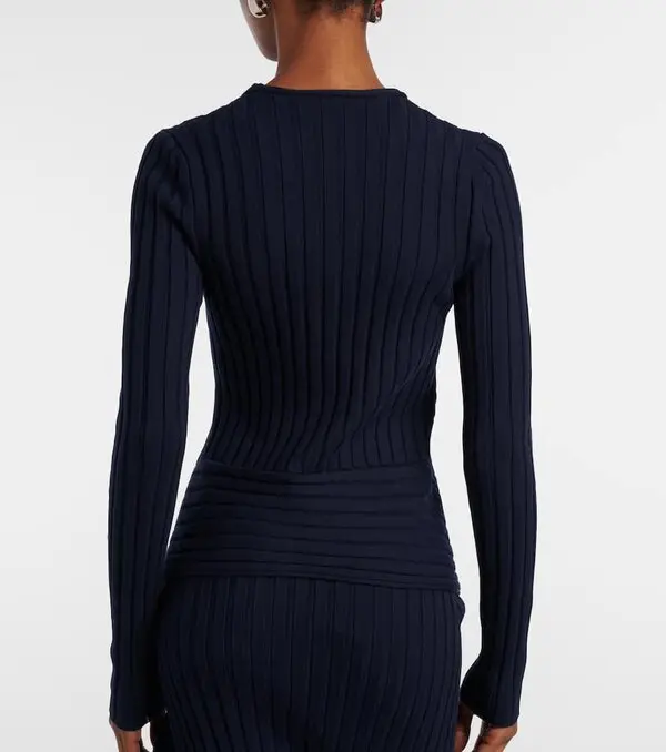 Stella McCartney Ribbed-knit Cotton Sweater