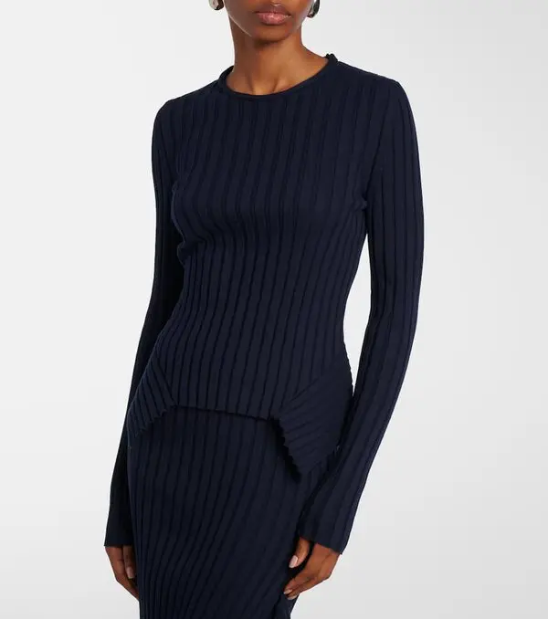 Stella McCartney Ribbed-knit Cotton Sweater
