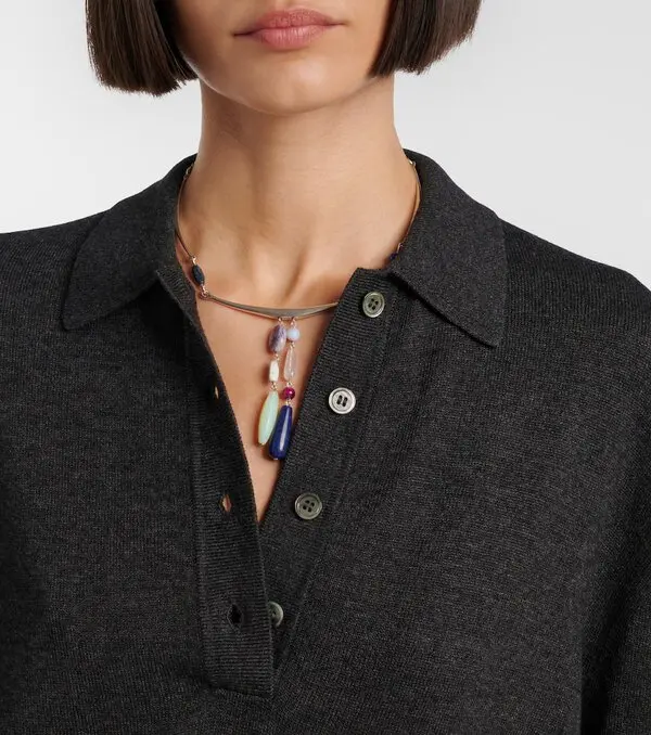 Isabel Marant Étoile Belted Polo Dress - Grey