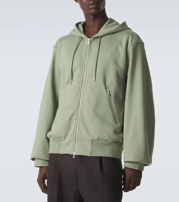 Dries Van Noten Cotton Zip-up Hoodie