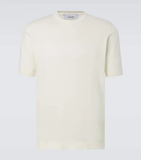 LARDINI Cotton T-shirt - White