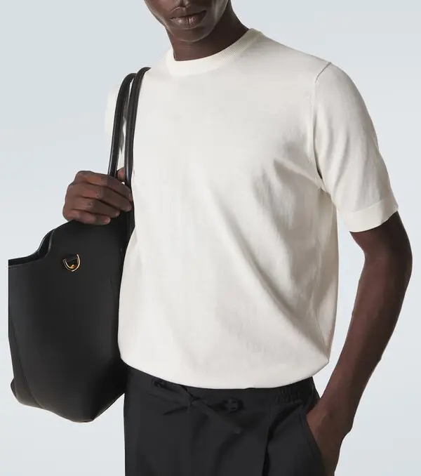 LARDINI Cotton T-shirt - White