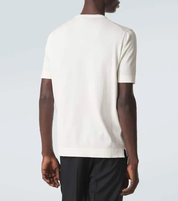 LARDINI Cotton T-shirt - White