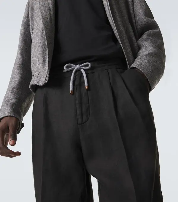 Brunello Cucinelli Linen Sweatpants