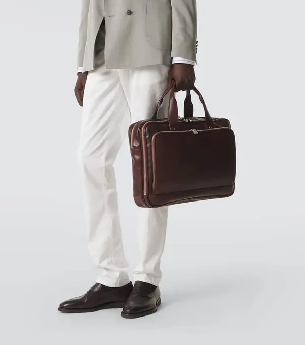Brunello Cucinelli Leather Briefcase