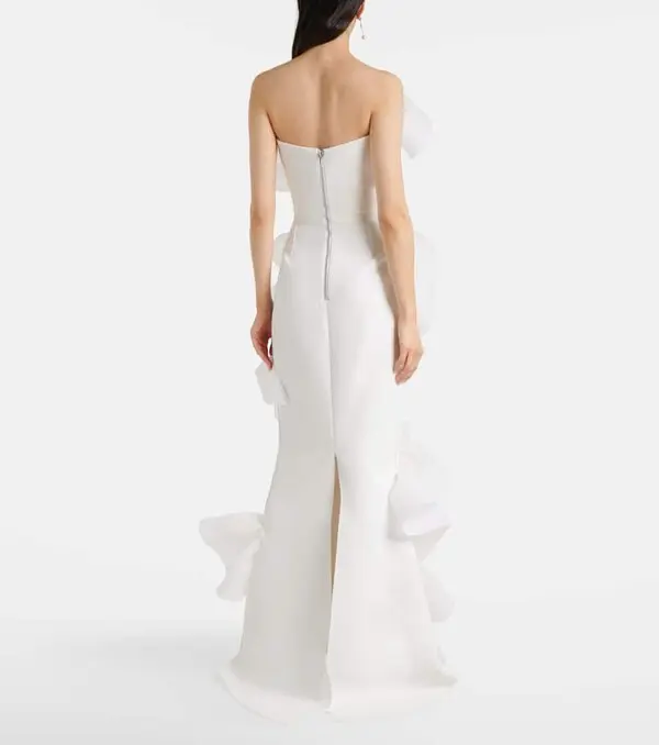 Maticevski Indulgence Ruffled Bustier Gown