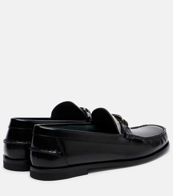 TOD'S T Timeless Leather Loafers - Black