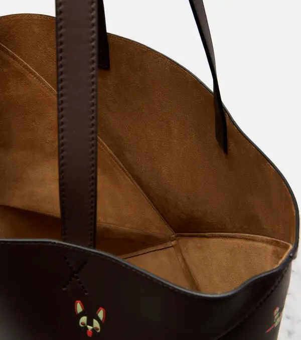 Loewe X Louis Wain Puzzle Fold Cats Leather Tote Bag
