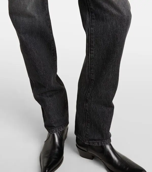 Khaite Farley Straight Leg Jeans - Black