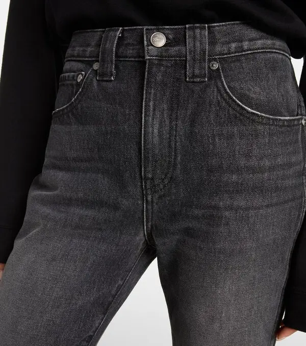 Khaite Farley Straight Leg Jeans - Black