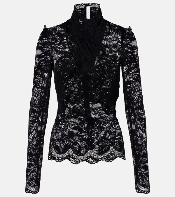 Rabanne Floral Lace Top