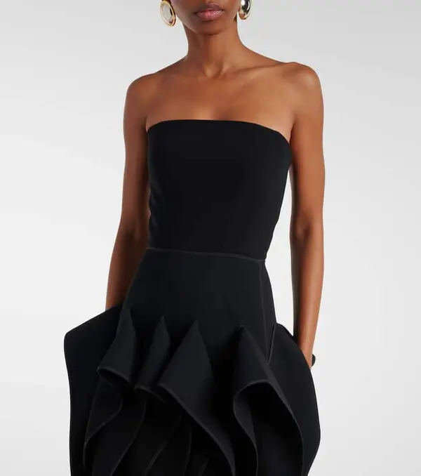 Maticevski Breakout Draped Midi Dress
