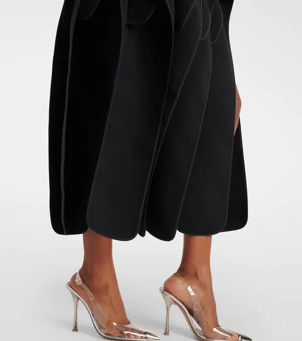 Maticevski Breakout Draped Midi Dress