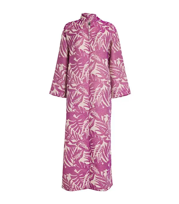 TALLER MARMO Flamingo Open-collar Kaftan