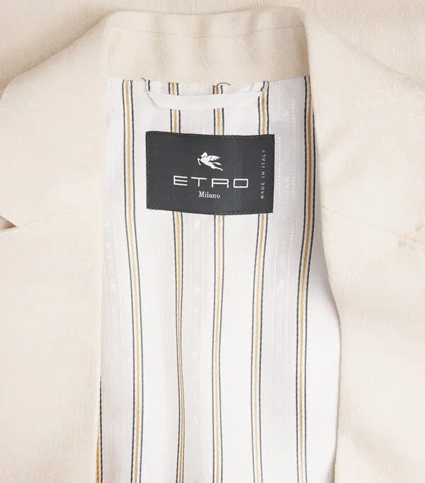 Etro Wool Single-breasted Blazer