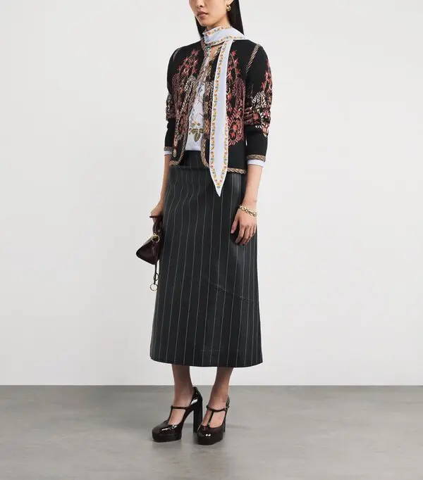 Etro Wool-blend Jacquard Cardigan