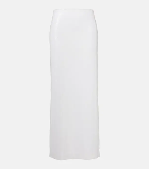 TOTEME Sequined Maxi Skirt - White