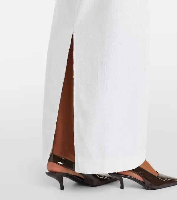 TOTEME Sequined Maxi Skirt - White