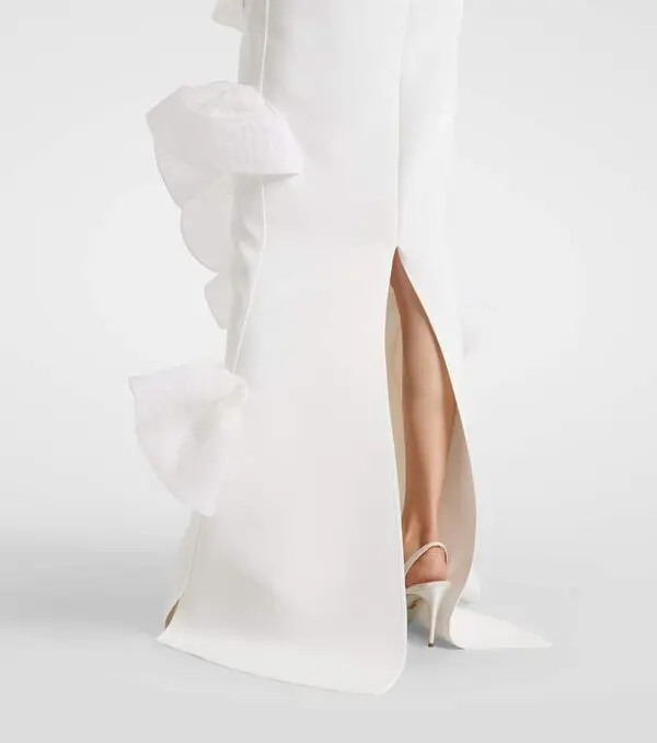 Maticevski Indulgence Ruffled Bustier Gown
