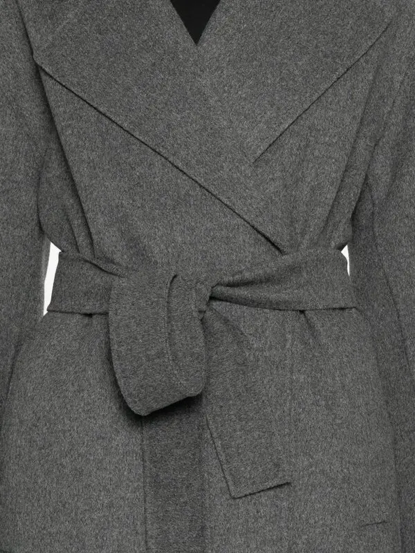 Max Mara Wool Long Coat - Grey