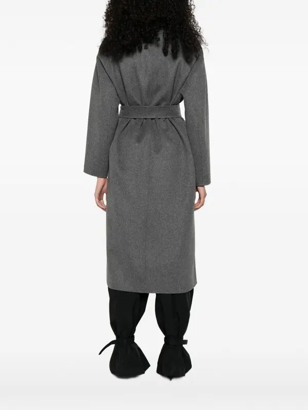 Max Mara Wool Long Coat - Grey