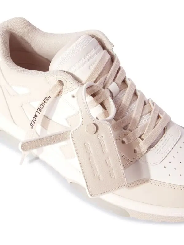 Off-White Out Of Office Leather Sneakers - Beige