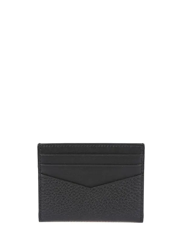 Givenchy Leather Credit Card Holder - Black