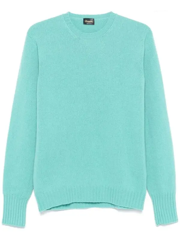DRUMOHR Cashmere Crew Neck Sweater - Green
