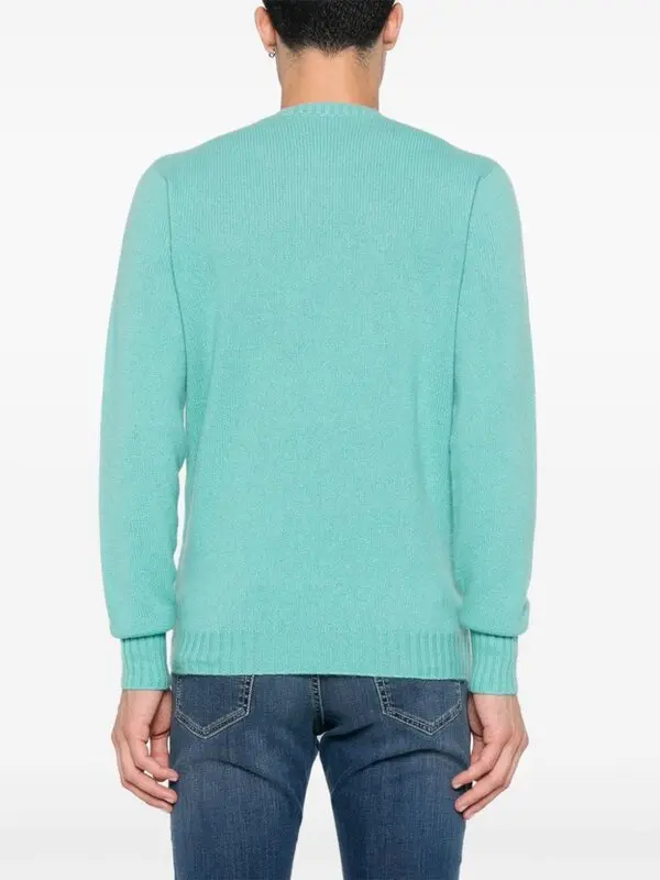 DRUMOHR Cashmere Crew Neck Sweater - Green
