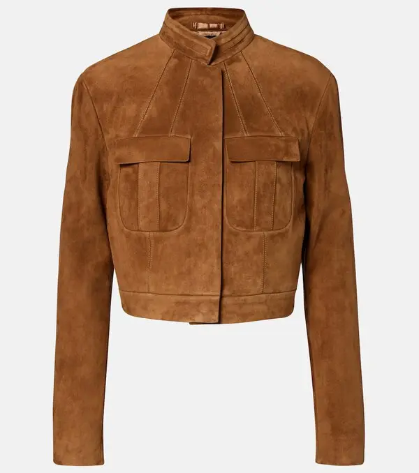 TOM FORD Cropped Suede Jacket
