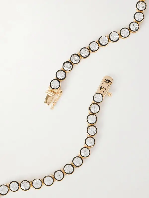 ROXANNE ASSOULIN Tone Cubic Zirconia Tennis Necklace