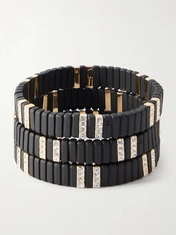 ROXANNE ASSOULIN The Midnight Set Of Bracelets - Gold