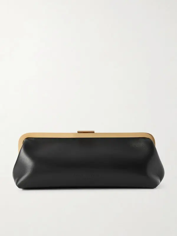 Proenza Schouler Amory Leather Clutch - Black