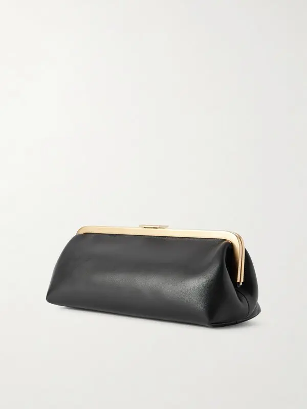 Proenza Schouler Amory Leather Clutch - Black