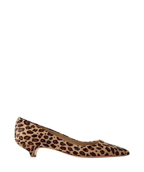 JAMIE HALLER Kitty Leopard-print Calf Hair Pumps - Animal Print