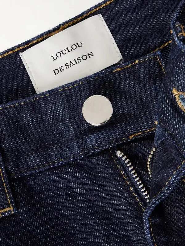 Loulou De Saison Samur High-rise Straight-leg Jeans - Blue