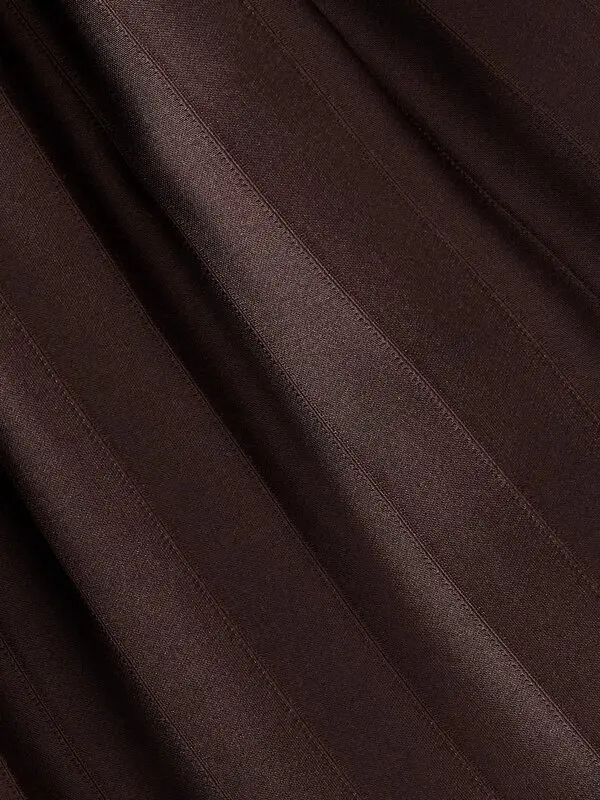 Loulou De Saison Kadala Paneled Straight-leg Pants - Brown