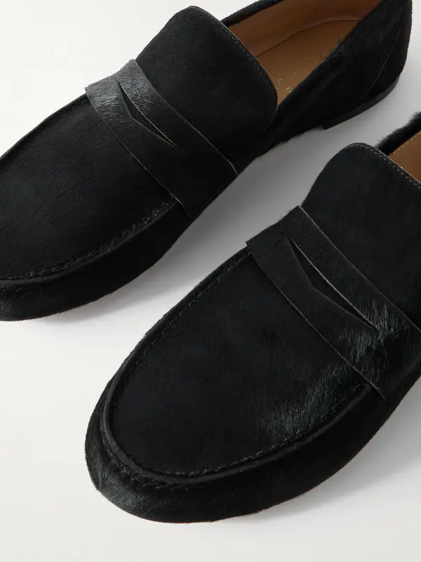 JAMIE HALLER Penny Calf Hair Loafers