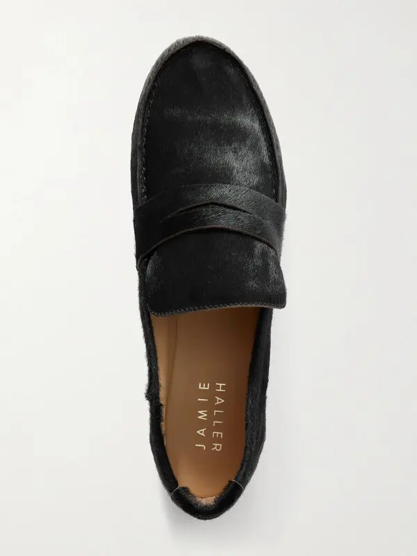 JAMIE HALLER Penny Calf Hair Loafers