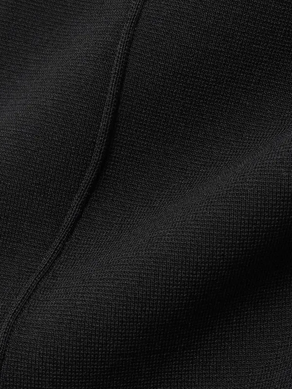 JOSEPH Foin Stretch-knit Midi Dress - Black