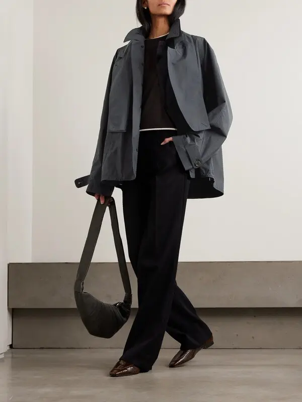 Tibi Charles Checked Cotton-blend Jacket