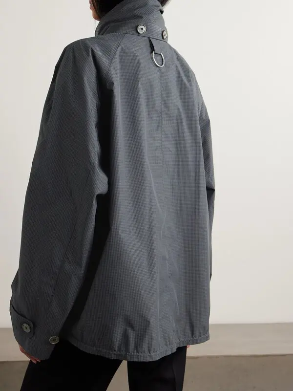 Tibi Charles Checked Cotton-blend Jacket