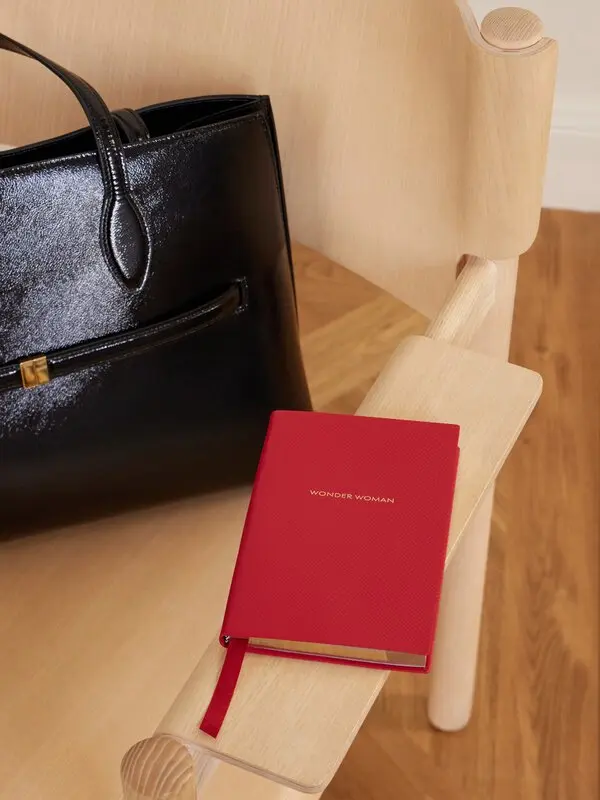 Smythson Chelsea Wonder Textured-leather Notebook