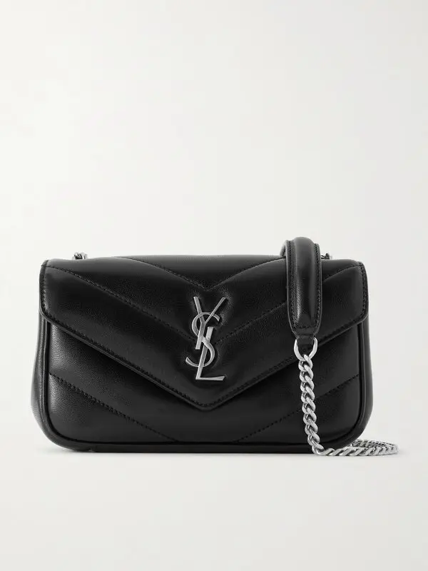 Saint Laurent Loulou Mini Matelassé Leather Shoulder Bag