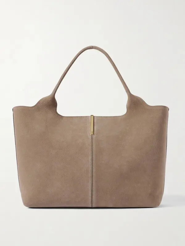 TOD'S Suede Shopping Tote