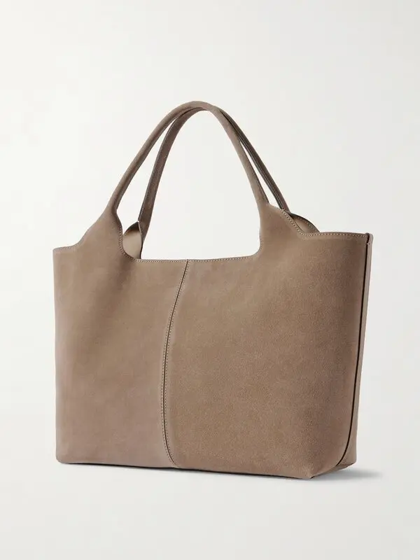 TOD'S Suede Shopping Tote