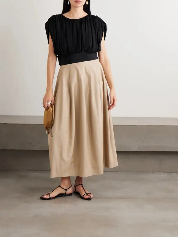 HEIRLOME Silk-georgette Blouse